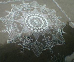 Diwali rangoli | www.iKolam.com